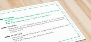 Bleed, Trim & Safe Zone in Wholesale Printing